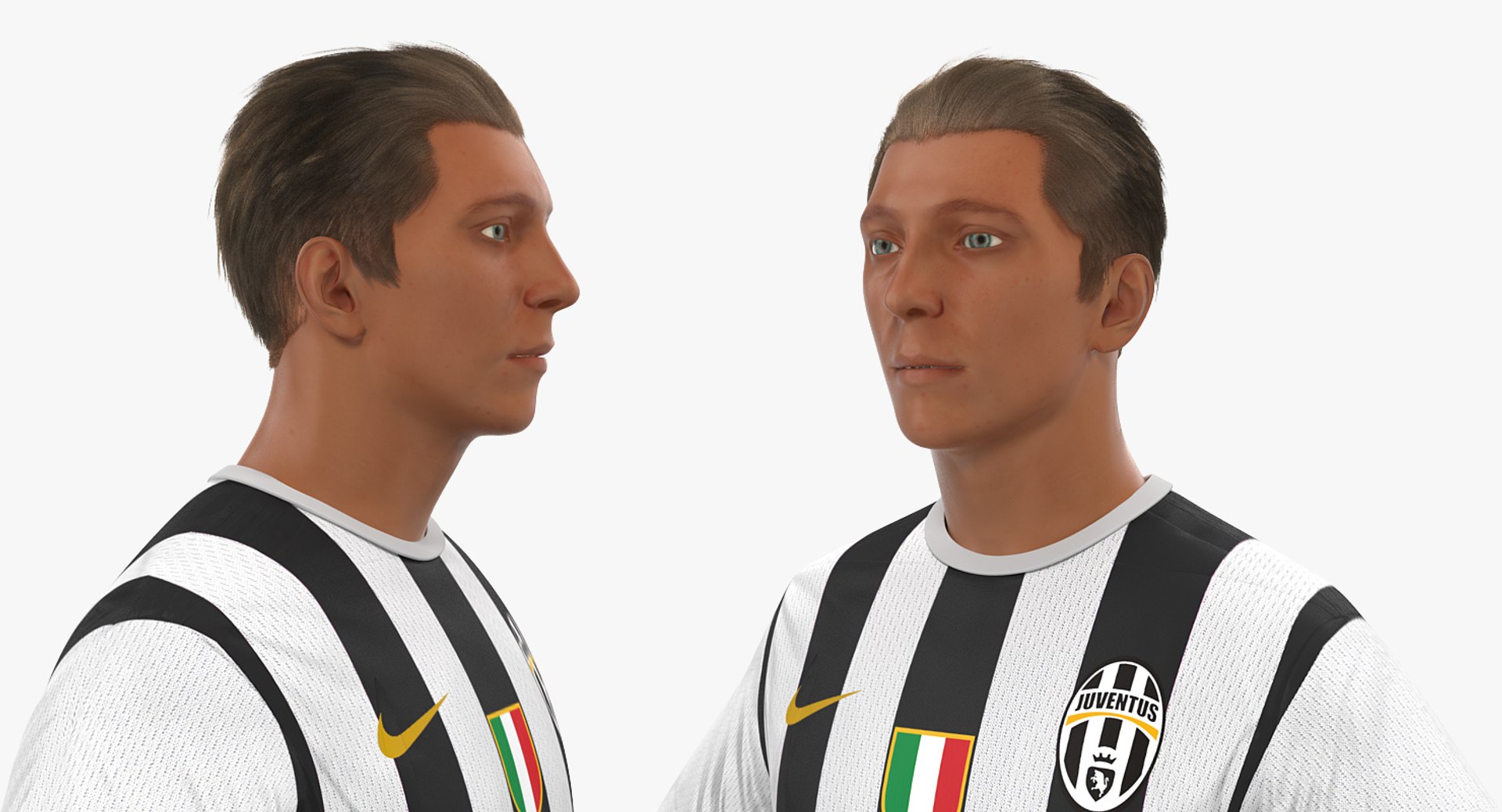 Soccer Football Player Juventus 3D - TurboSquid 1326206