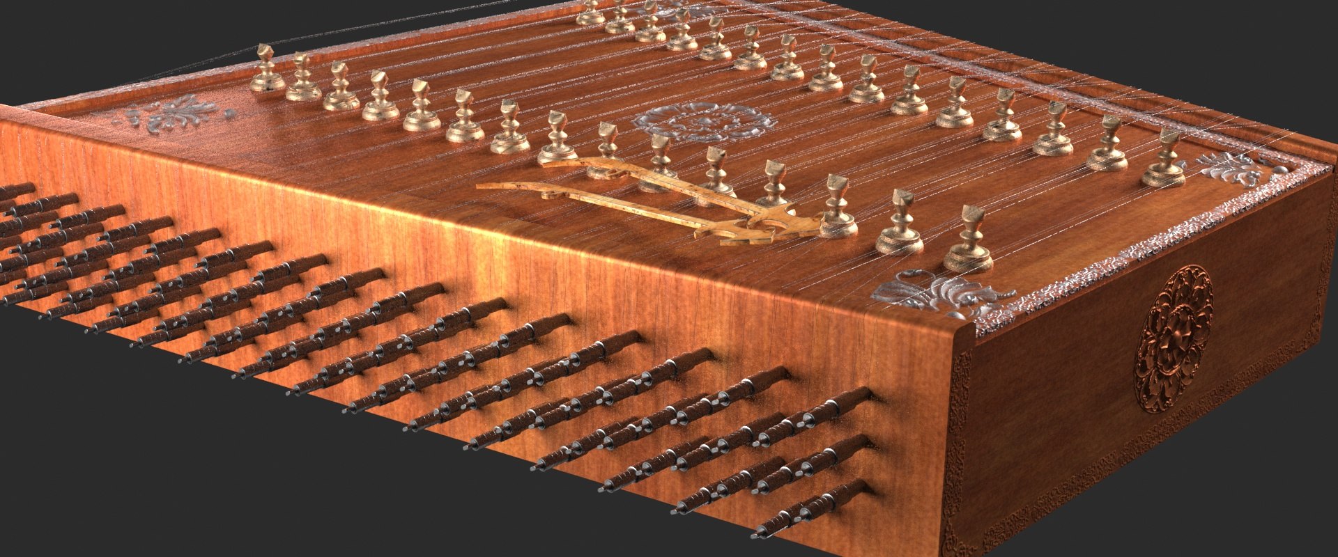 Santoor 3D Model - TurboSquid 1757316