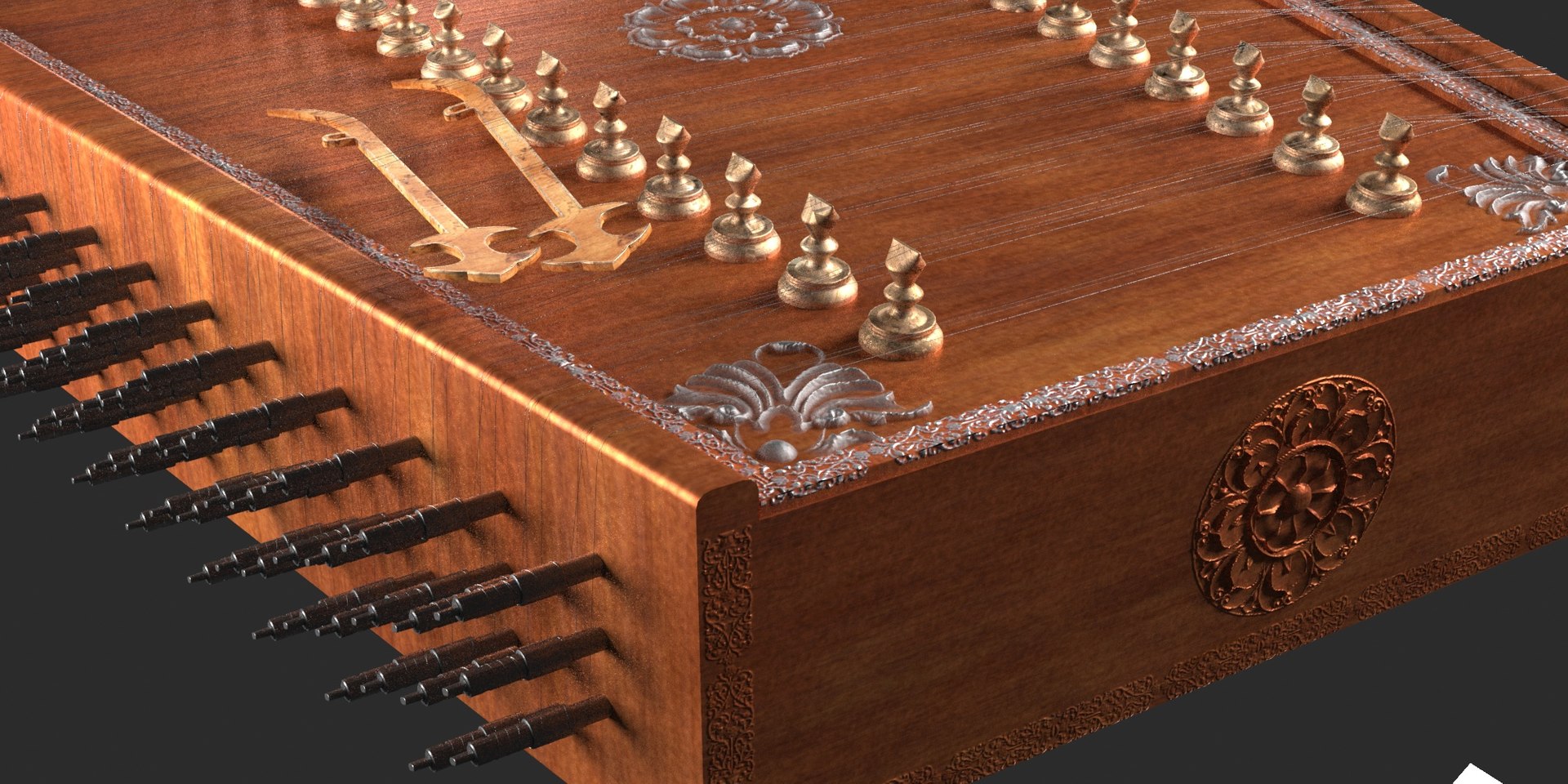 Santoor 3D Model - TurboSquid 1757316