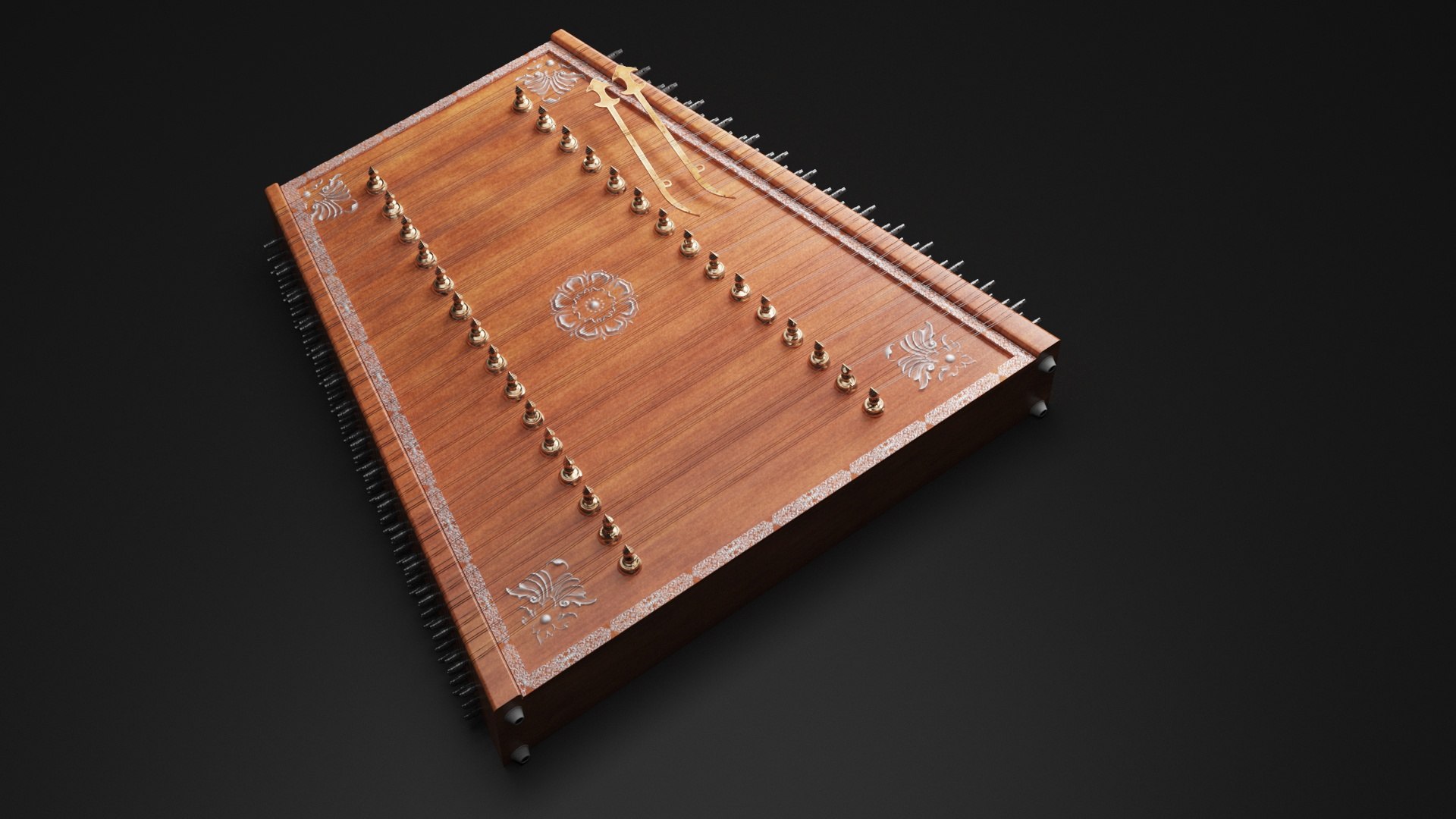 Santoor 3D Model - TurboSquid 1757316