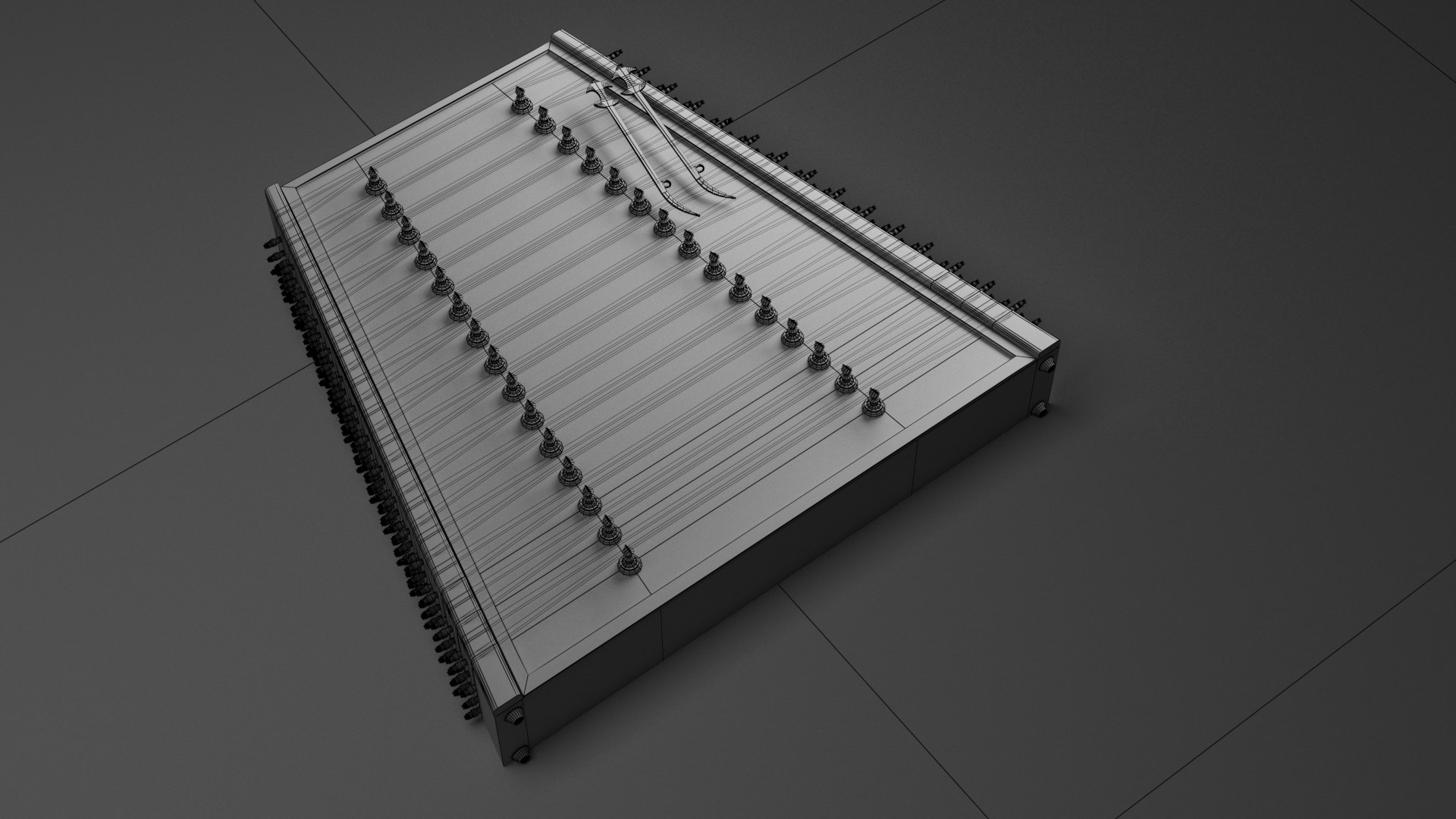 Santoor 3D Model - TurboSquid 1757316