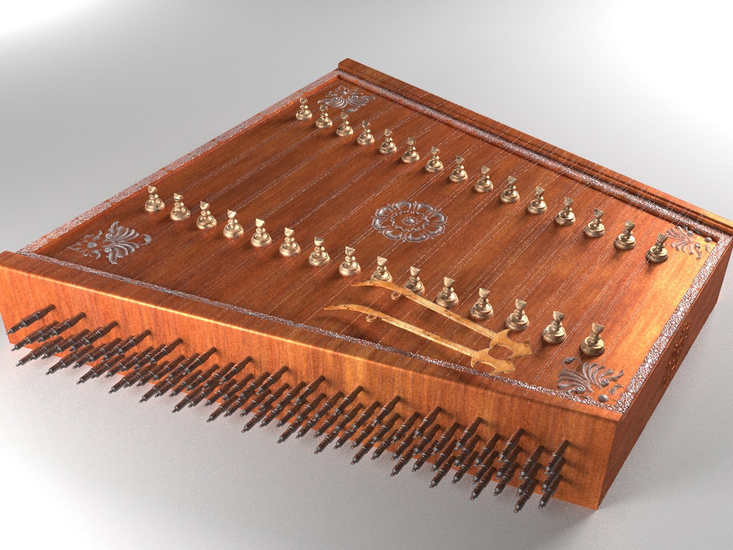 Santoor 3D Model - TurboSquid 1757316