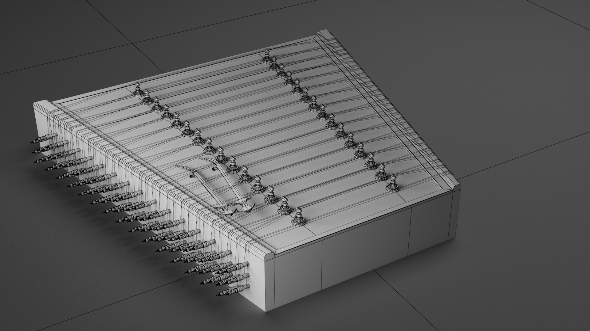 Santoor 3D Model - TurboSquid 1757316