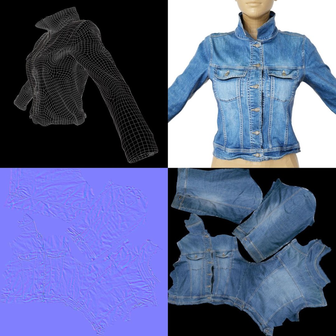 Photorealistic clothing fits 3D model - TurboSquid 1192234