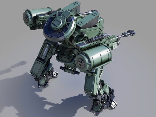 3D FBX Mech Robot mecha
