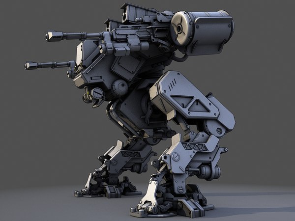 3D FBX Mech Robot mecha