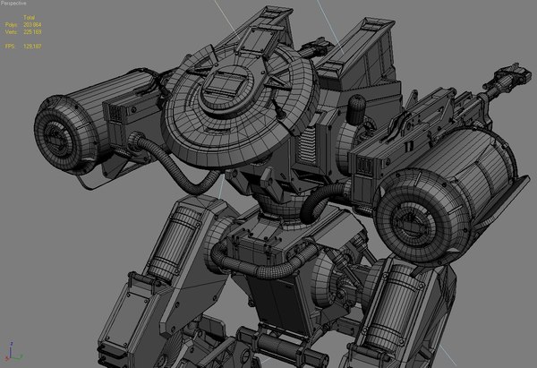 3D FBX Mech Robot mecha