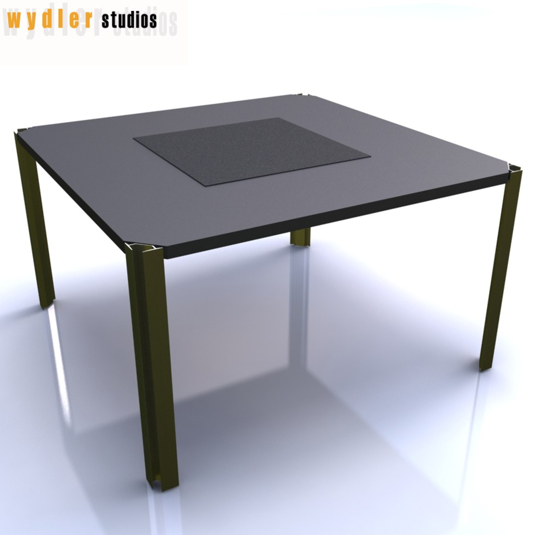office table 3d max