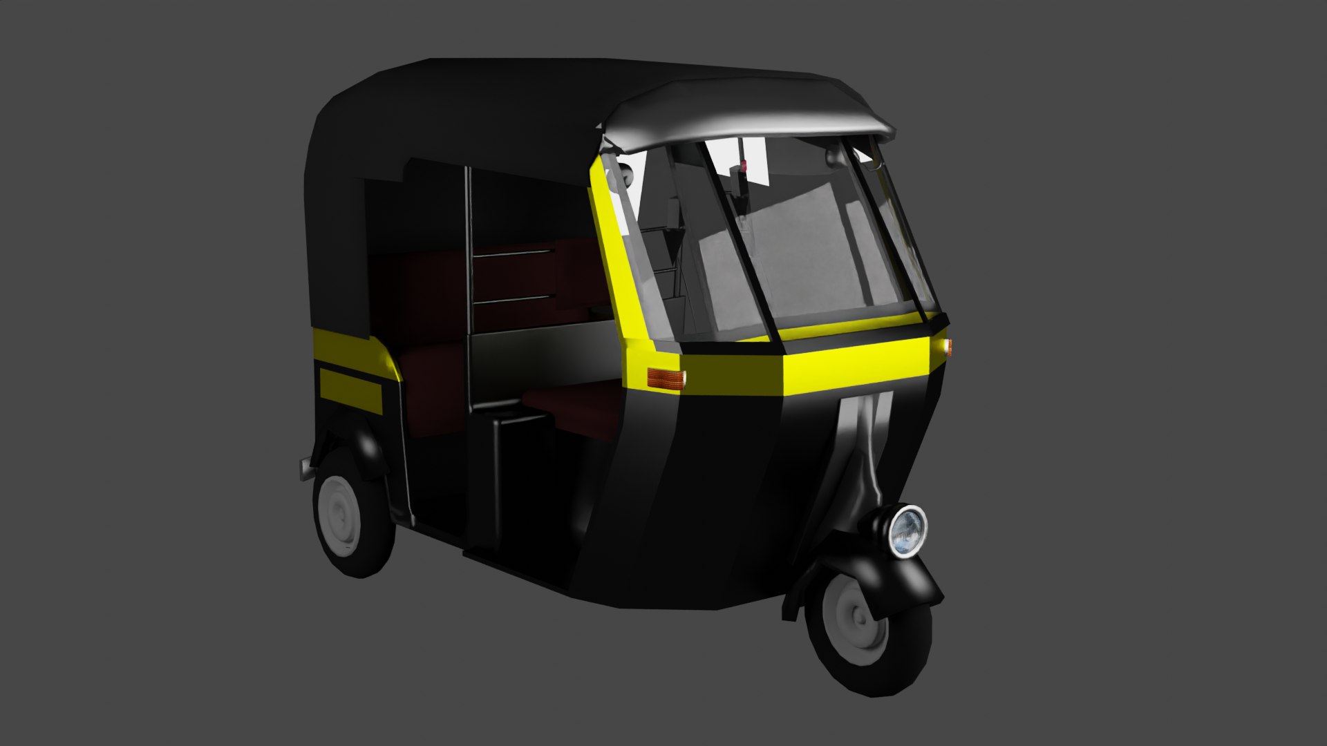 Rickshaw 3D model - TurboSquid 2086899
