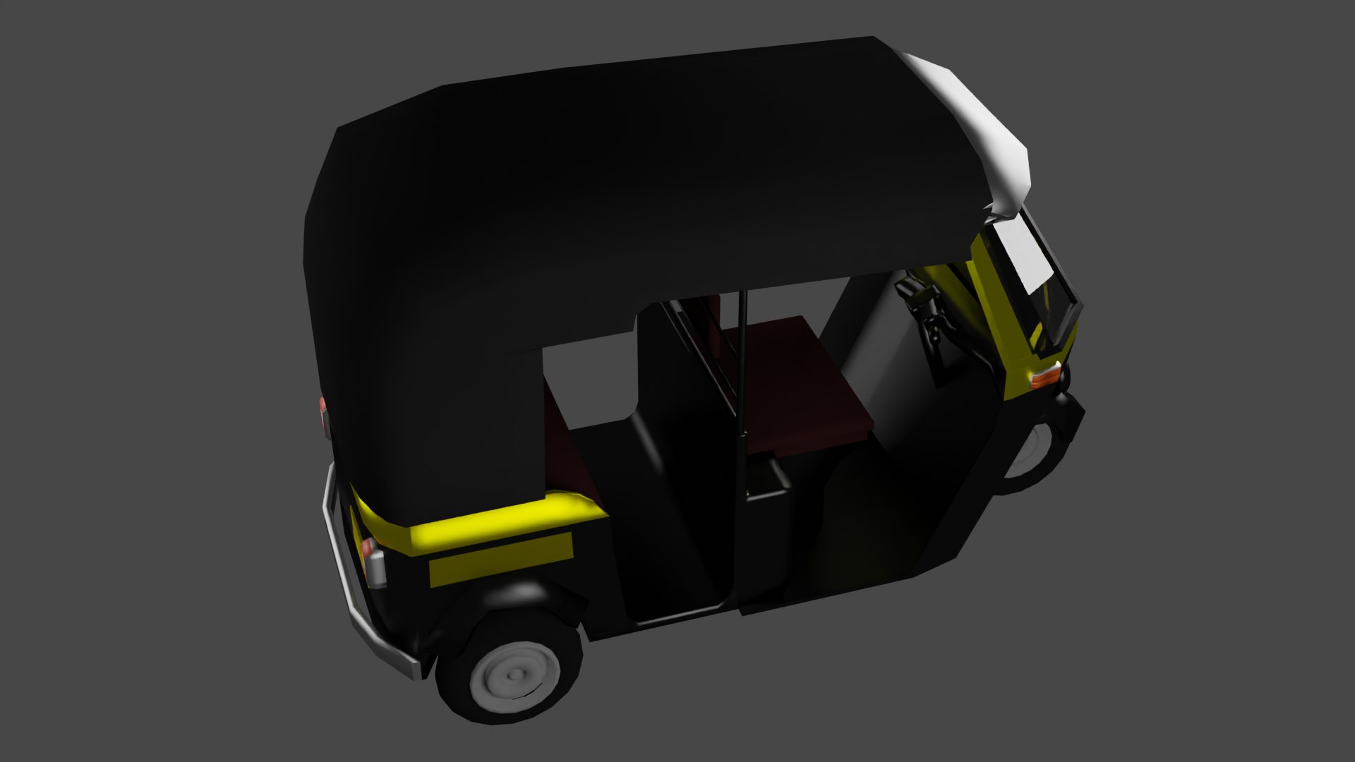 Rickshaw 3D model - TurboSquid 2086899