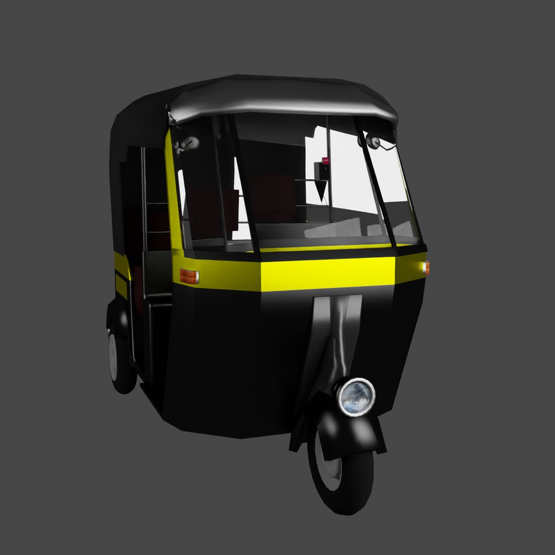 Rickshaw 3D model - TurboSquid 2086899