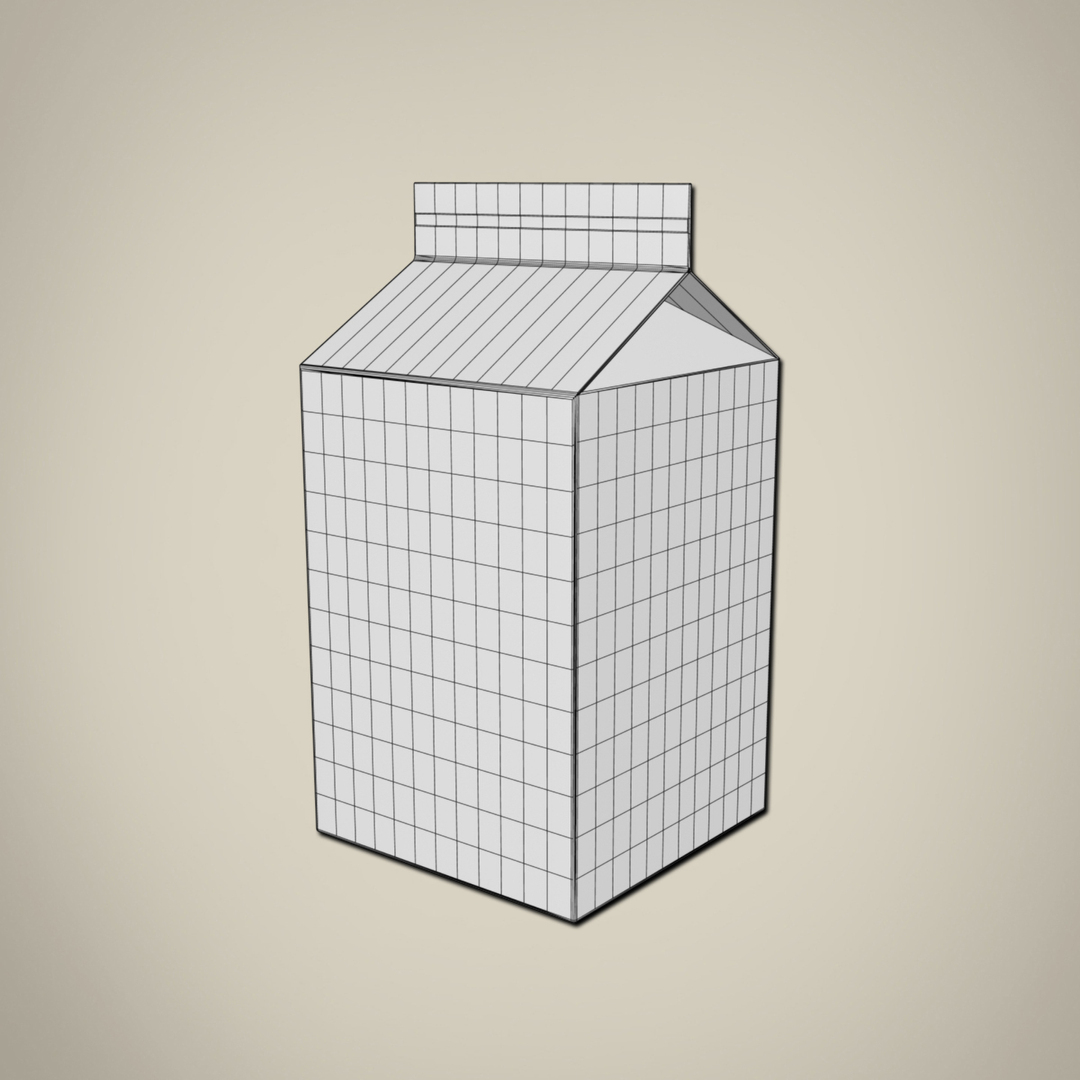3D Milk Carton model - TurboSquid 1746472