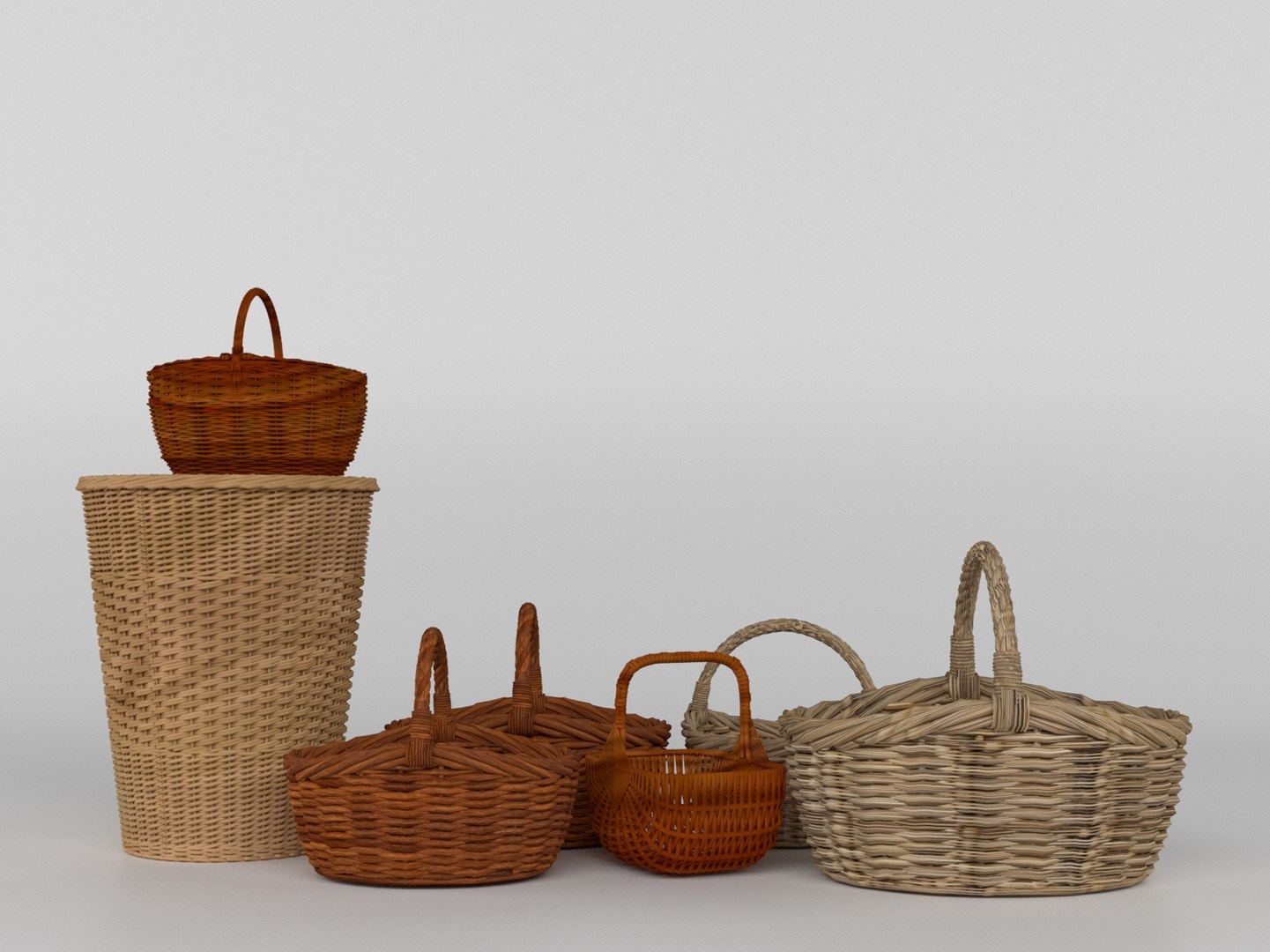 Baskets Model - TurboSquid 1745016