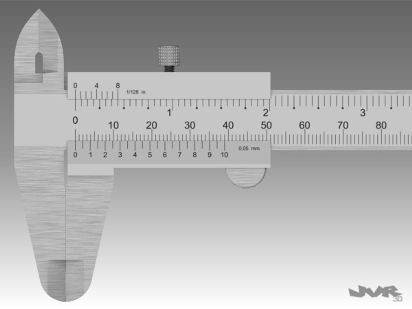 Vernier Caliper 3d Model