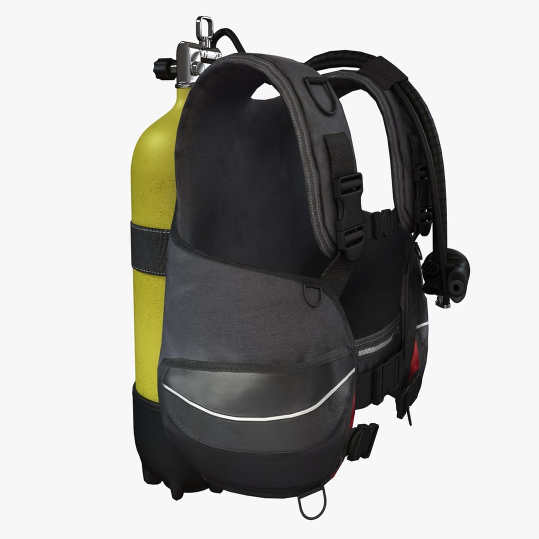 3d Scuba Bcd Model