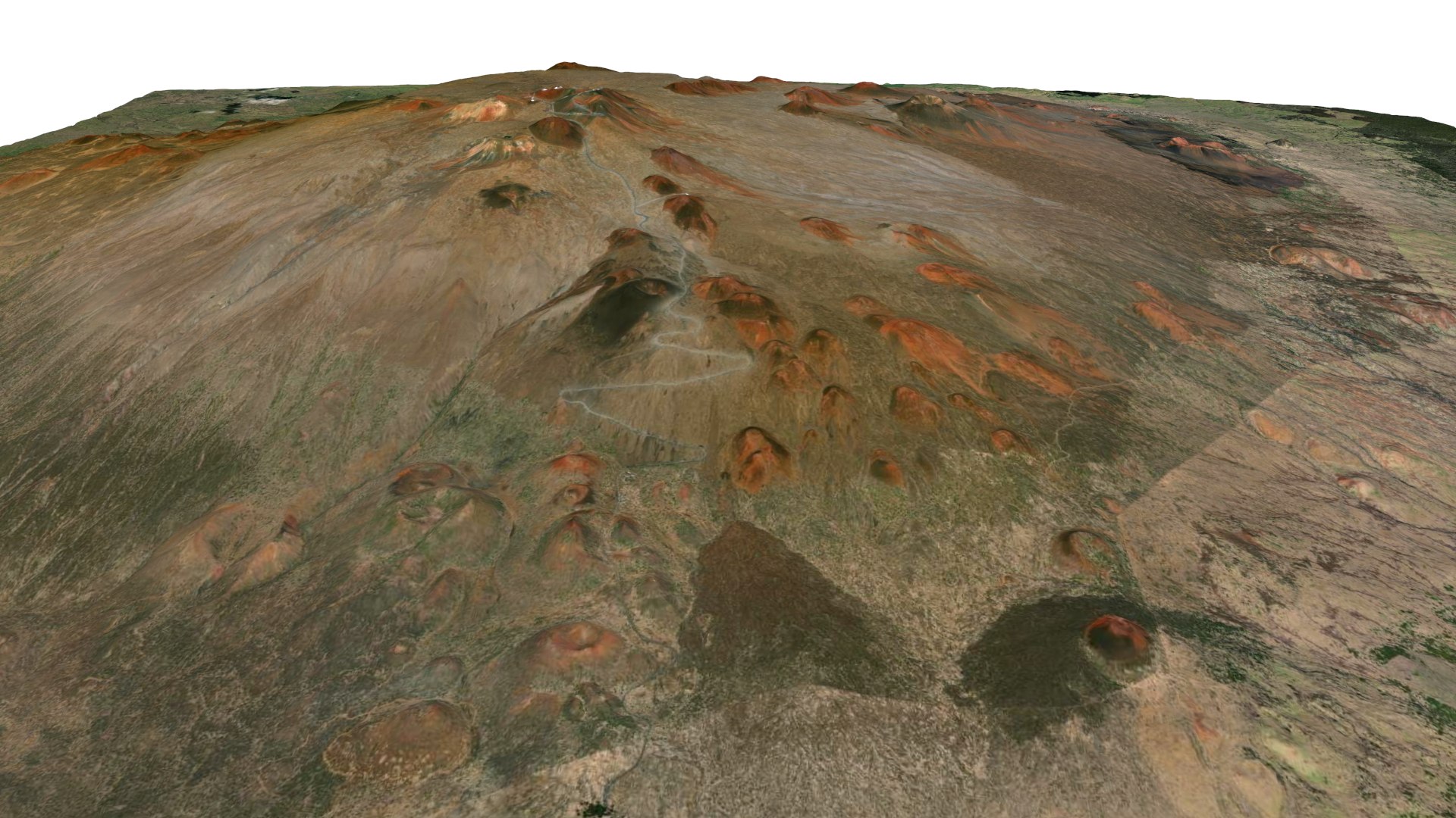 Mountain Landscape Mauna Kea Forest Reserve Hawaii 3D Model ...