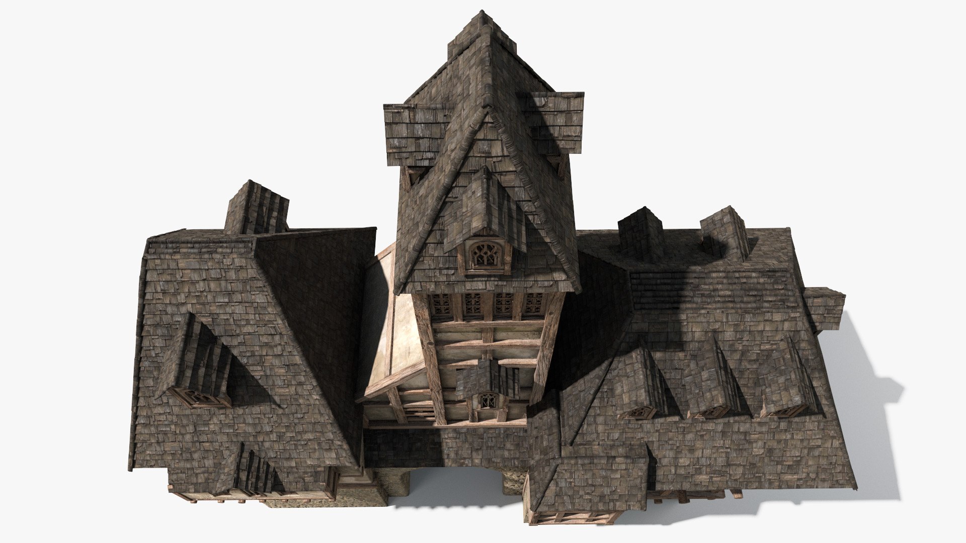 3D Medieval House 04 8K PBR Textures Model - TurboSquid 2278205