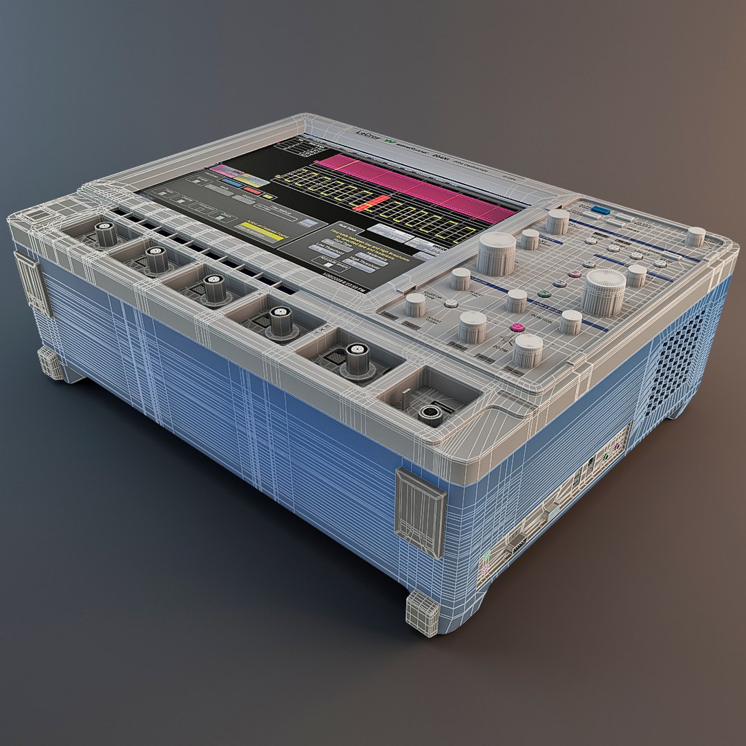 3d Model Lecroy Waverunner Oscilloscope