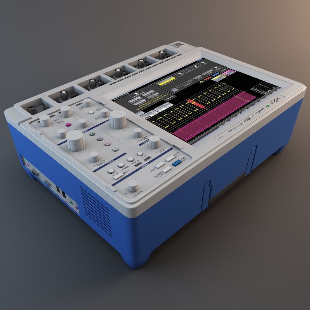 3d Model Lecroy Waverunner Oscilloscope