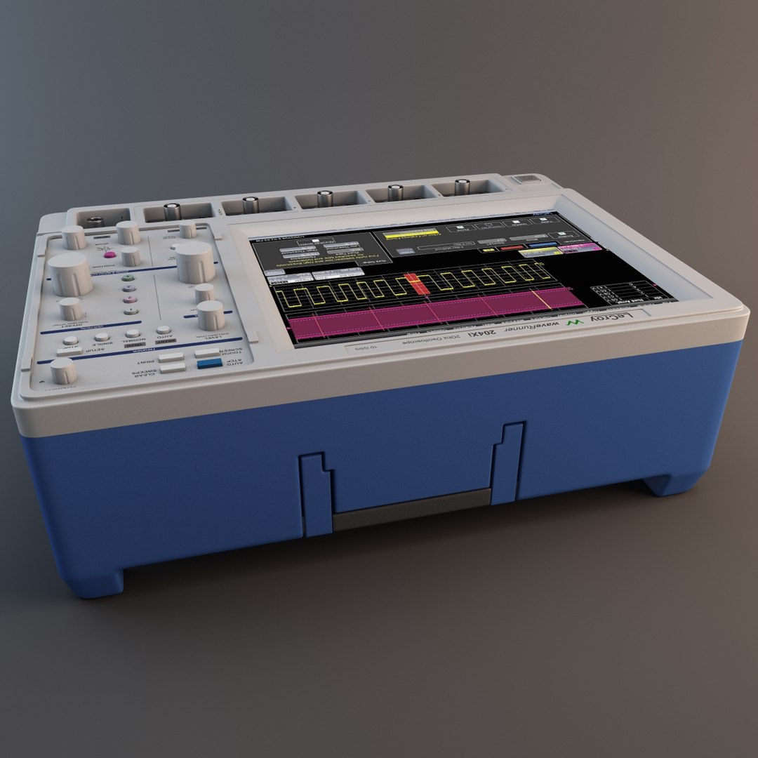 3d Model Lecroy Waverunner Oscilloscope
