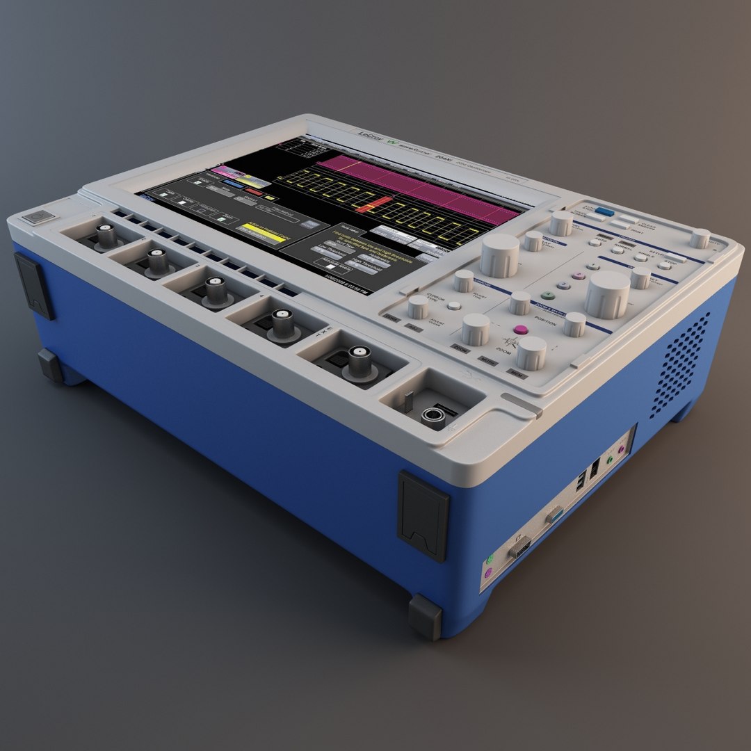 3d Model Lecroy Waverunner Oscilloscope