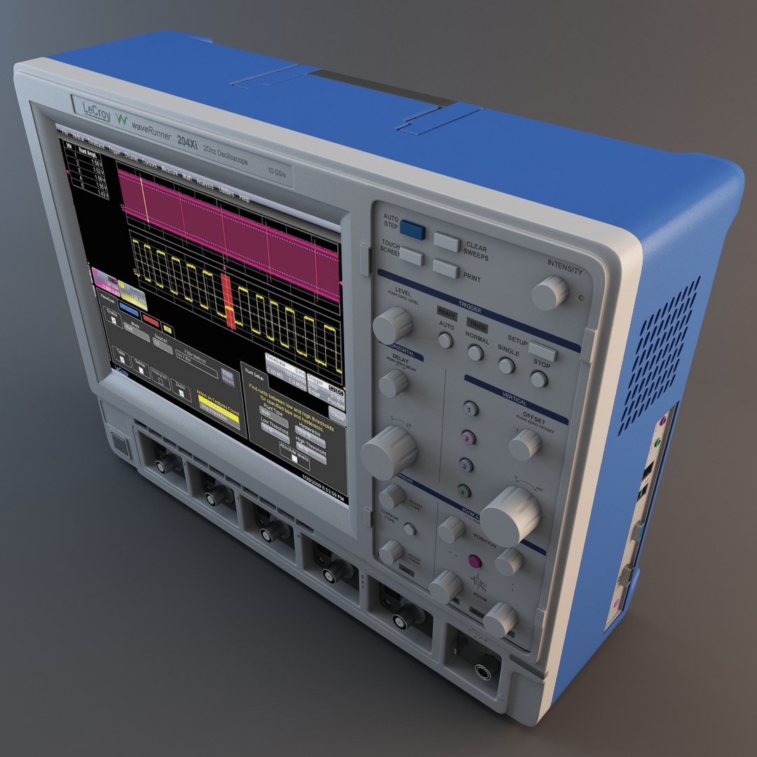 3d Model Lecroy Waverunner Oscilloscope