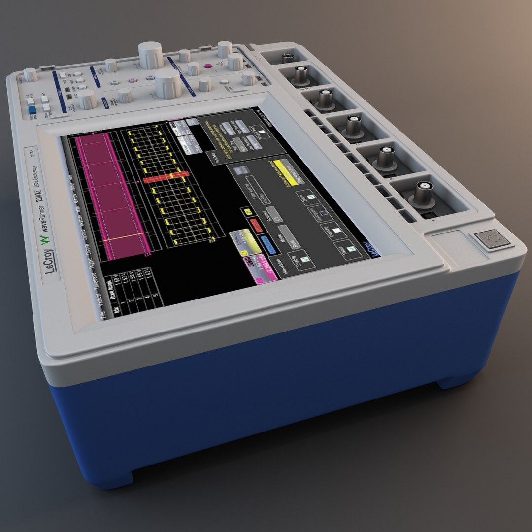 3d Model Lecroy Waverunner Oscilloscope