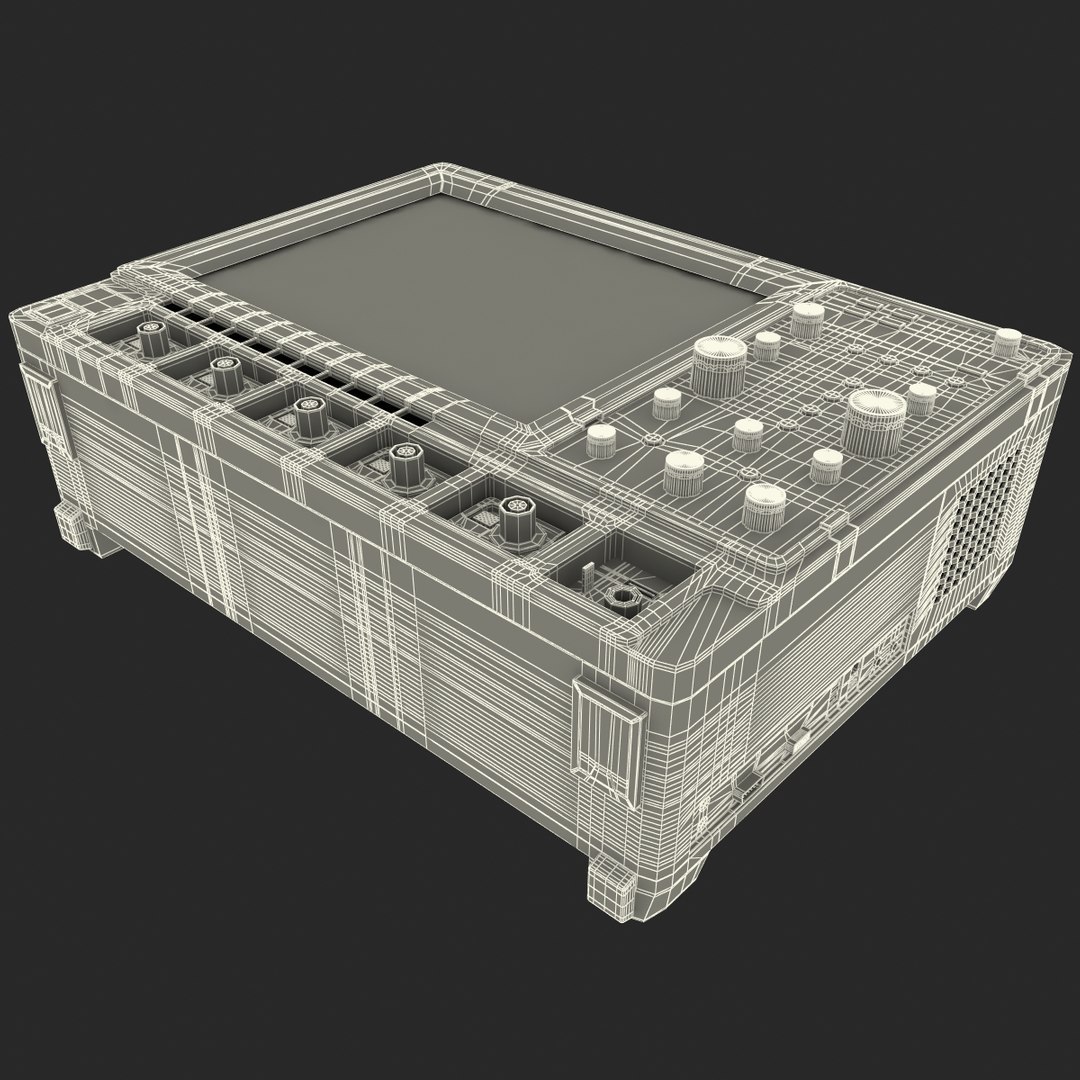 3d Model Lecroy Waverunner Oscilloscope