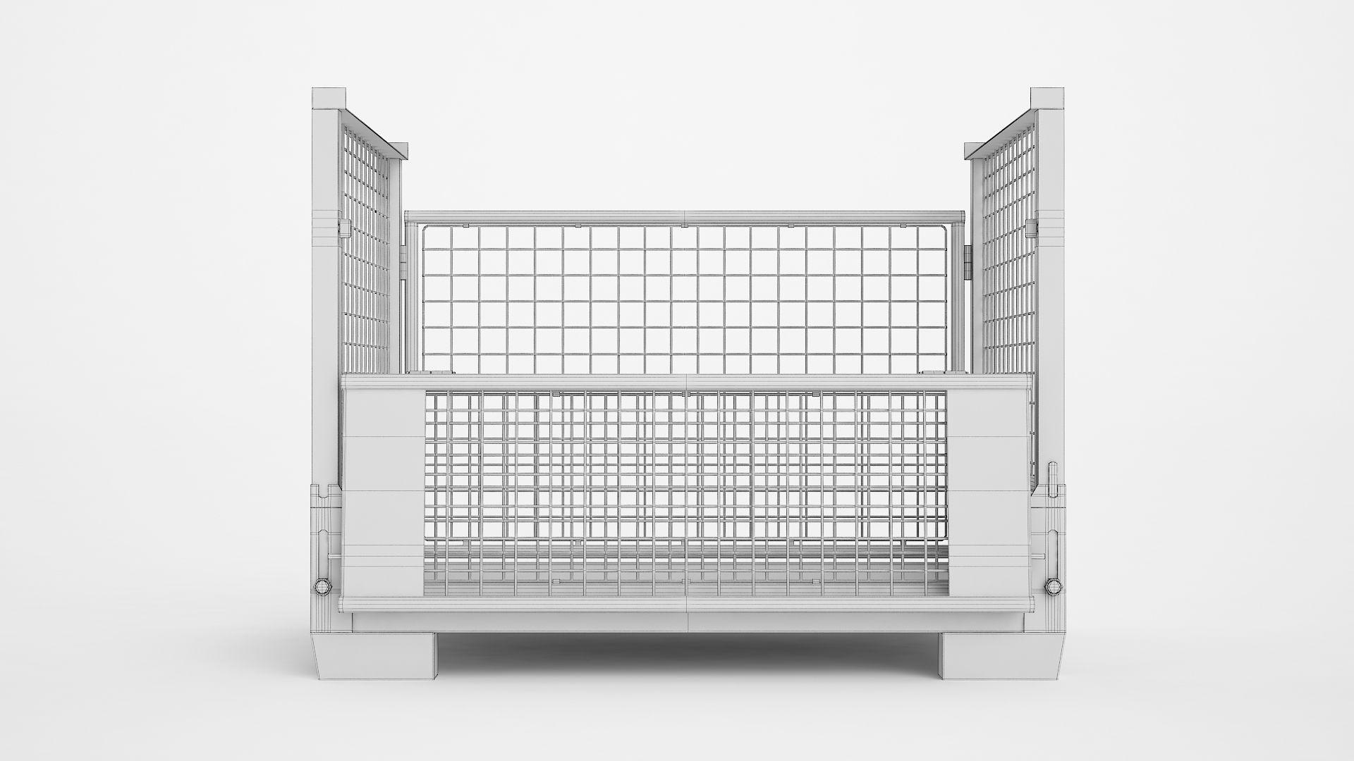 3D model Collapsible Cage Pallet 08 - TurboSquid 2076854