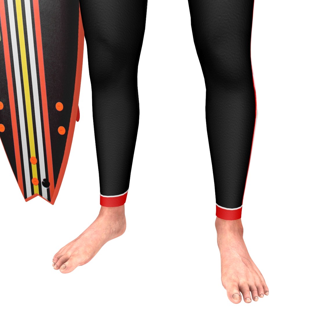 3D rigged surfer - TurboSquid 1326025