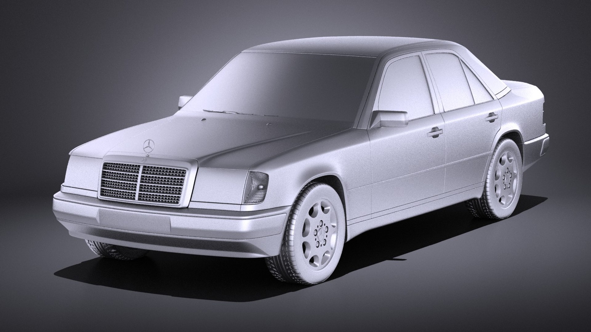 3D Mercedes W124 E - TurboSquid 1150848