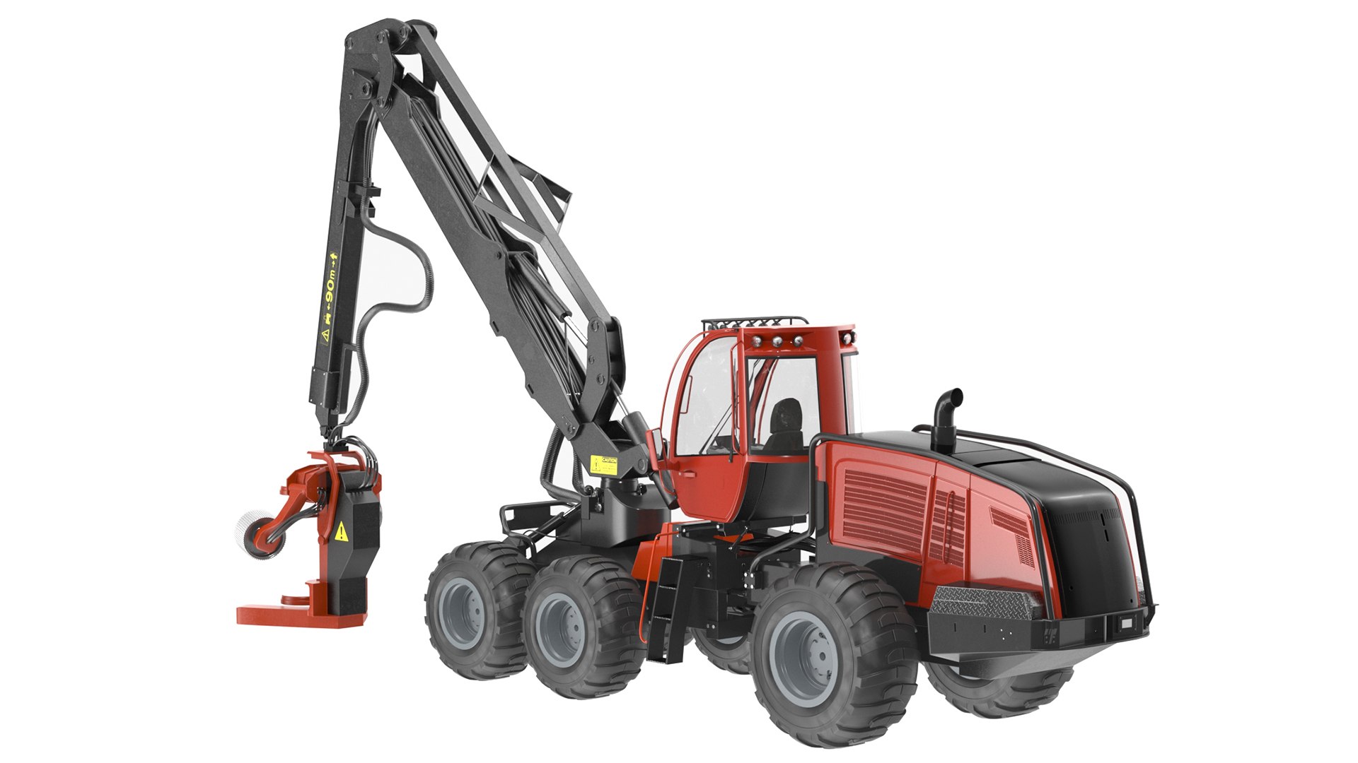 3D Forestry Harvester Model - TurboSquid 2287007
