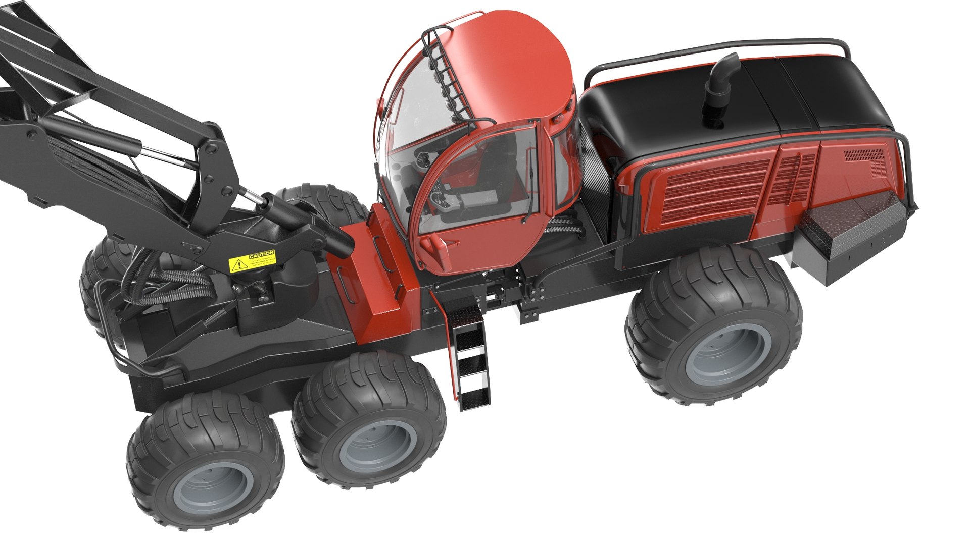 3D Forestry Harvester Model - TurboSquid 2287007