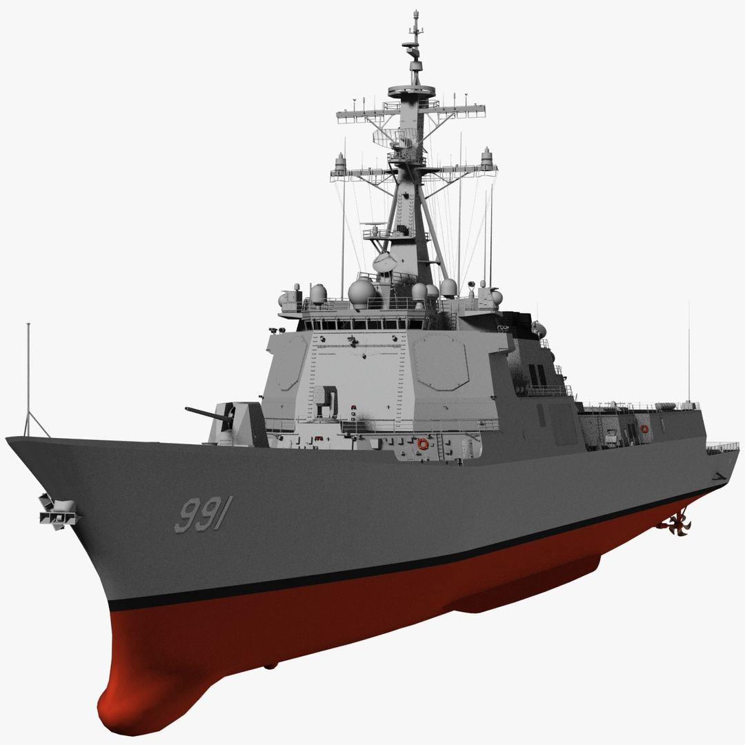 3d Korea Kdx-iii Destroyer Model