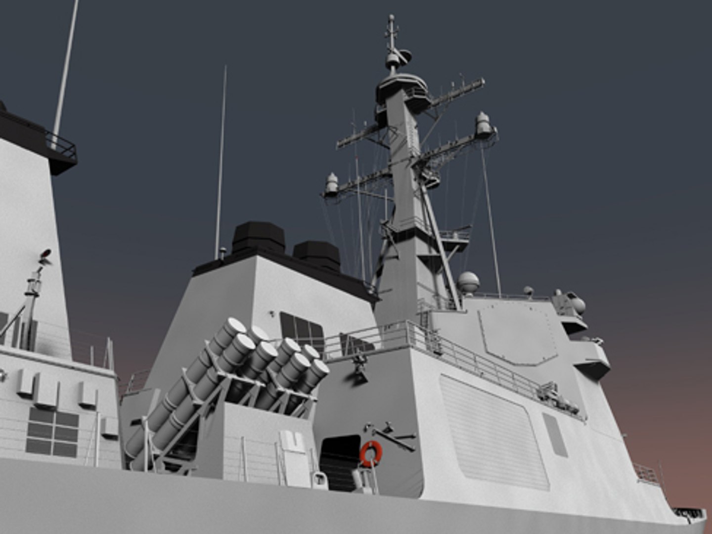 3d Korea Kdx-iii Destroyer Model