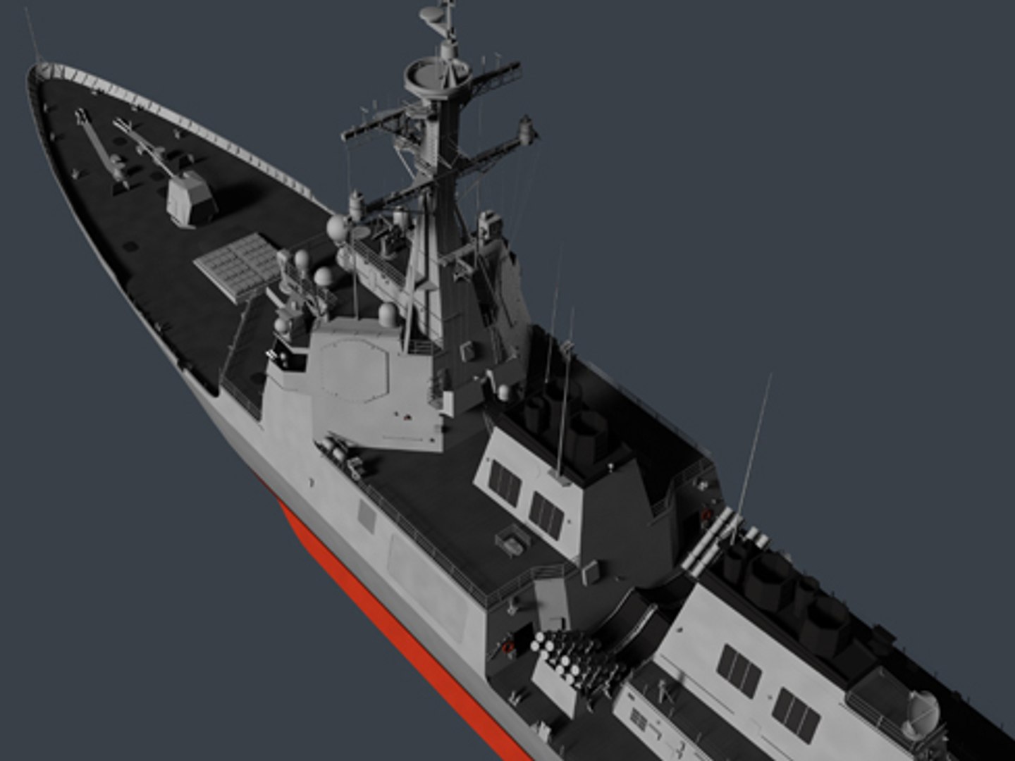 3d korea kdx-iii destroyer model