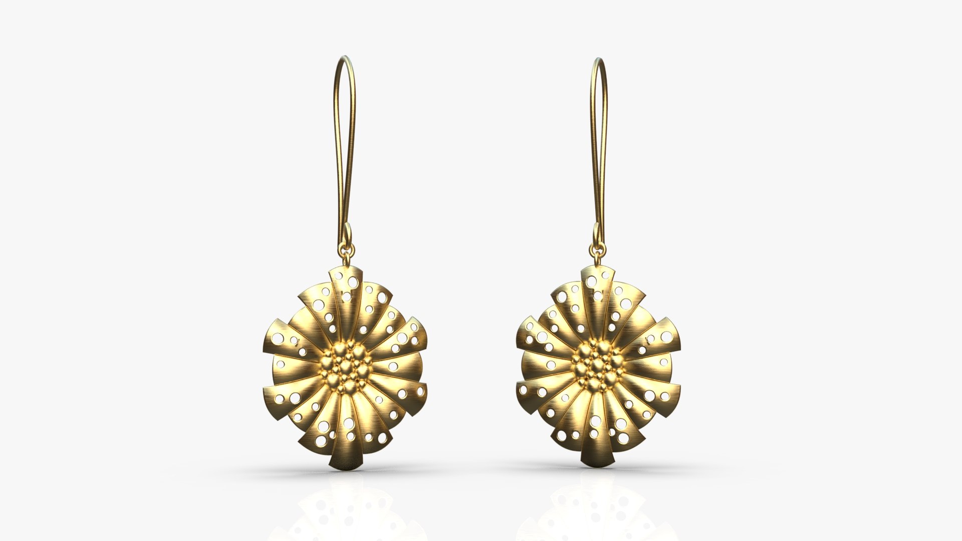 3D Stylized Earrings Model - TurboSquid 1990971