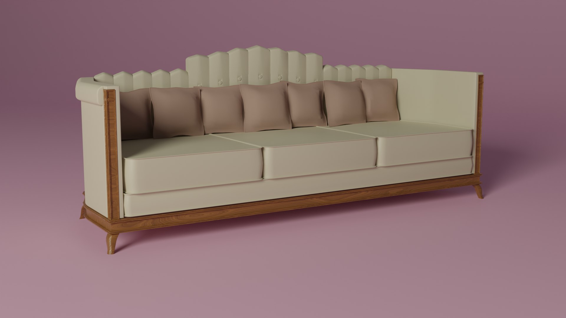 3D Fancy Sofa Model - TurboSquid 2005617