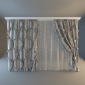Free 3D Curtains Models - Available For Download On TurboSquid