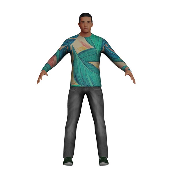 White man 3D - TurboSquid 1628625