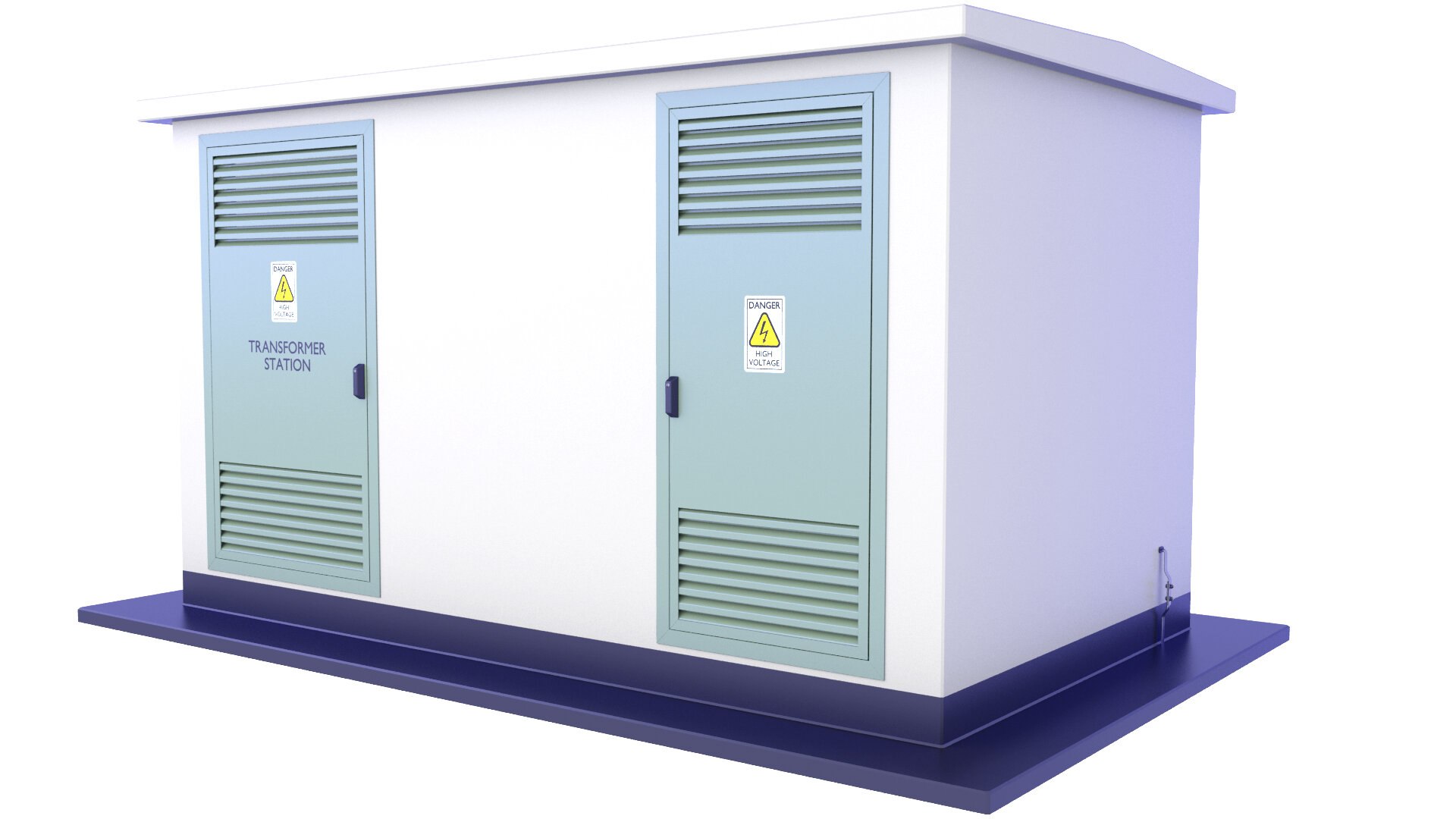 HV Power Distribution Transformer Sub-station 35 3D Model - TurboSquid ...