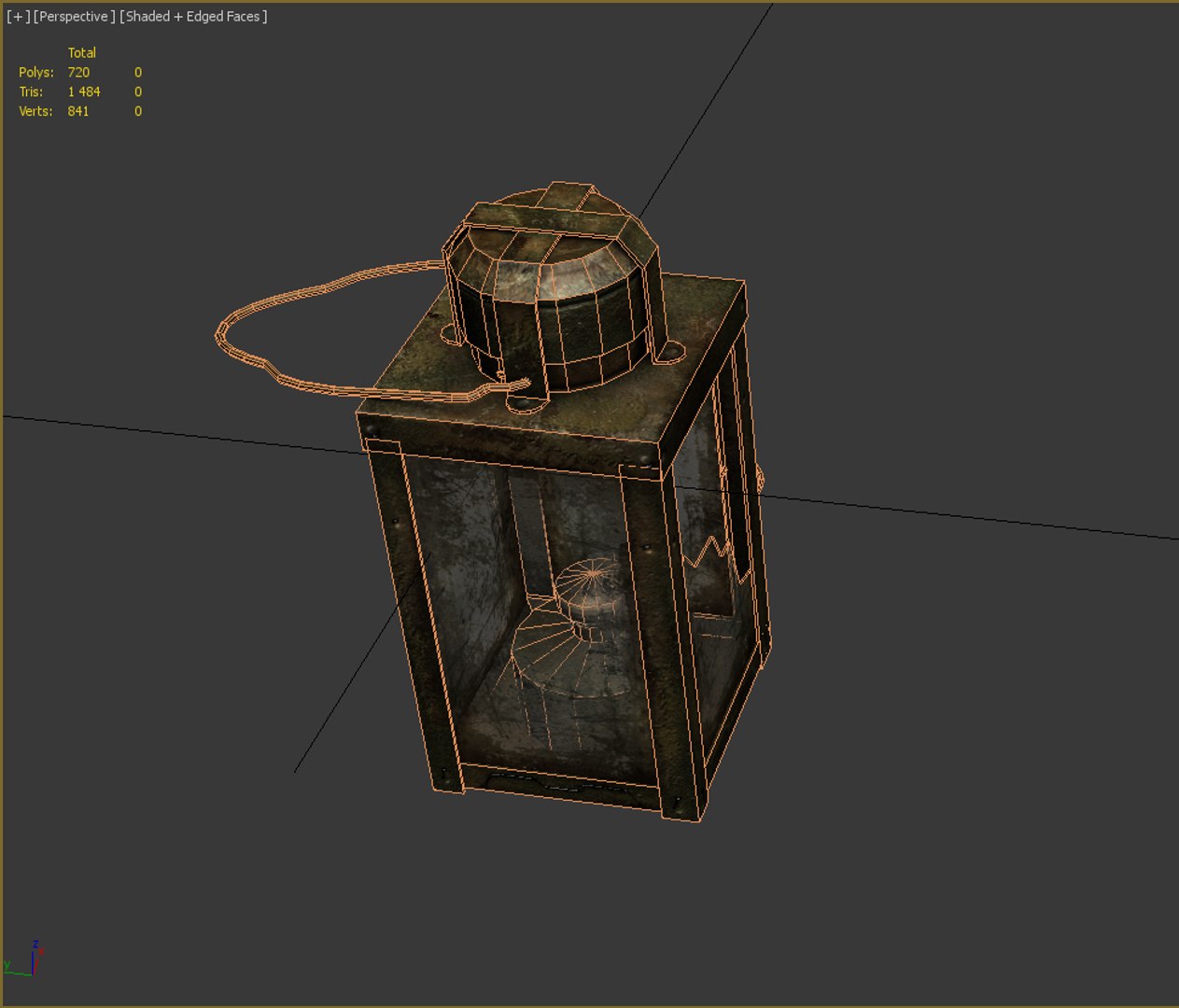 3d Kerosene Lamp