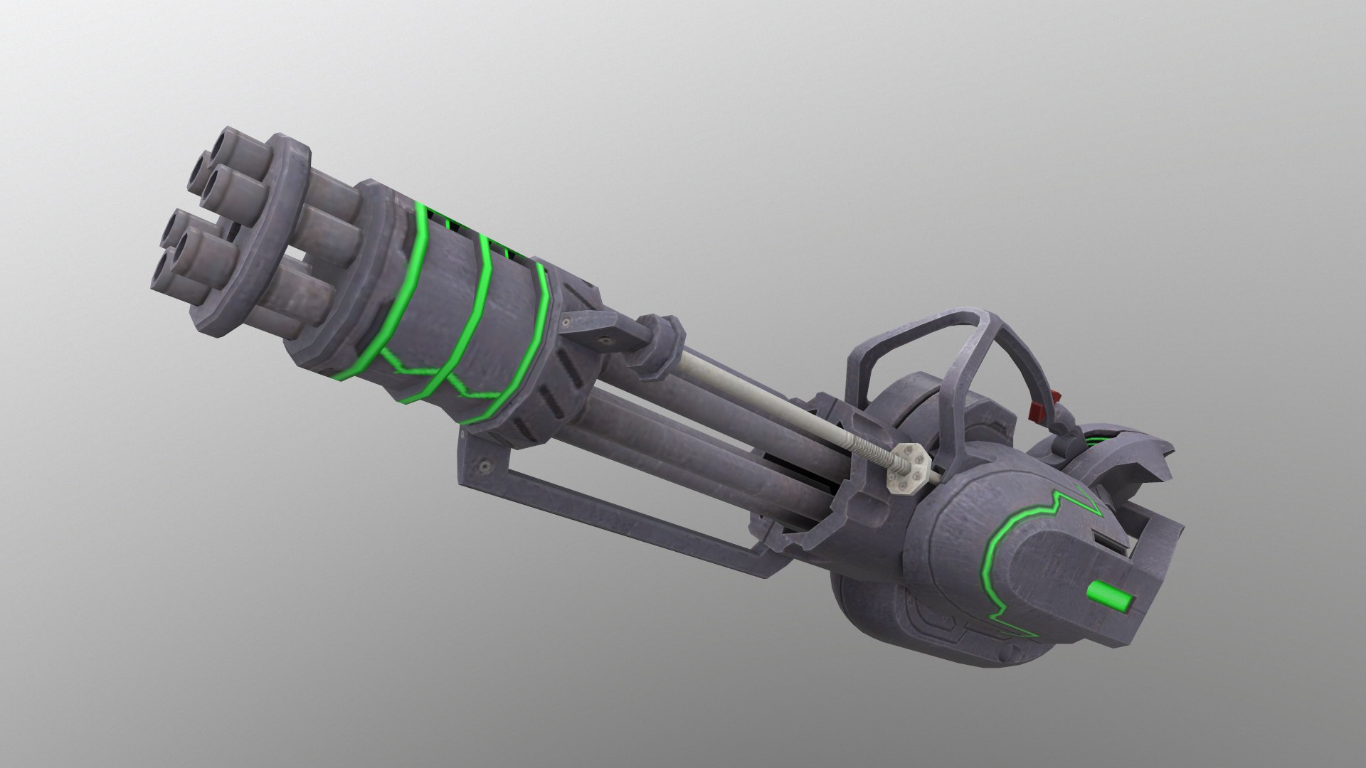 3D Gatling Gun Level 6 Model - TurboSquid 2191055