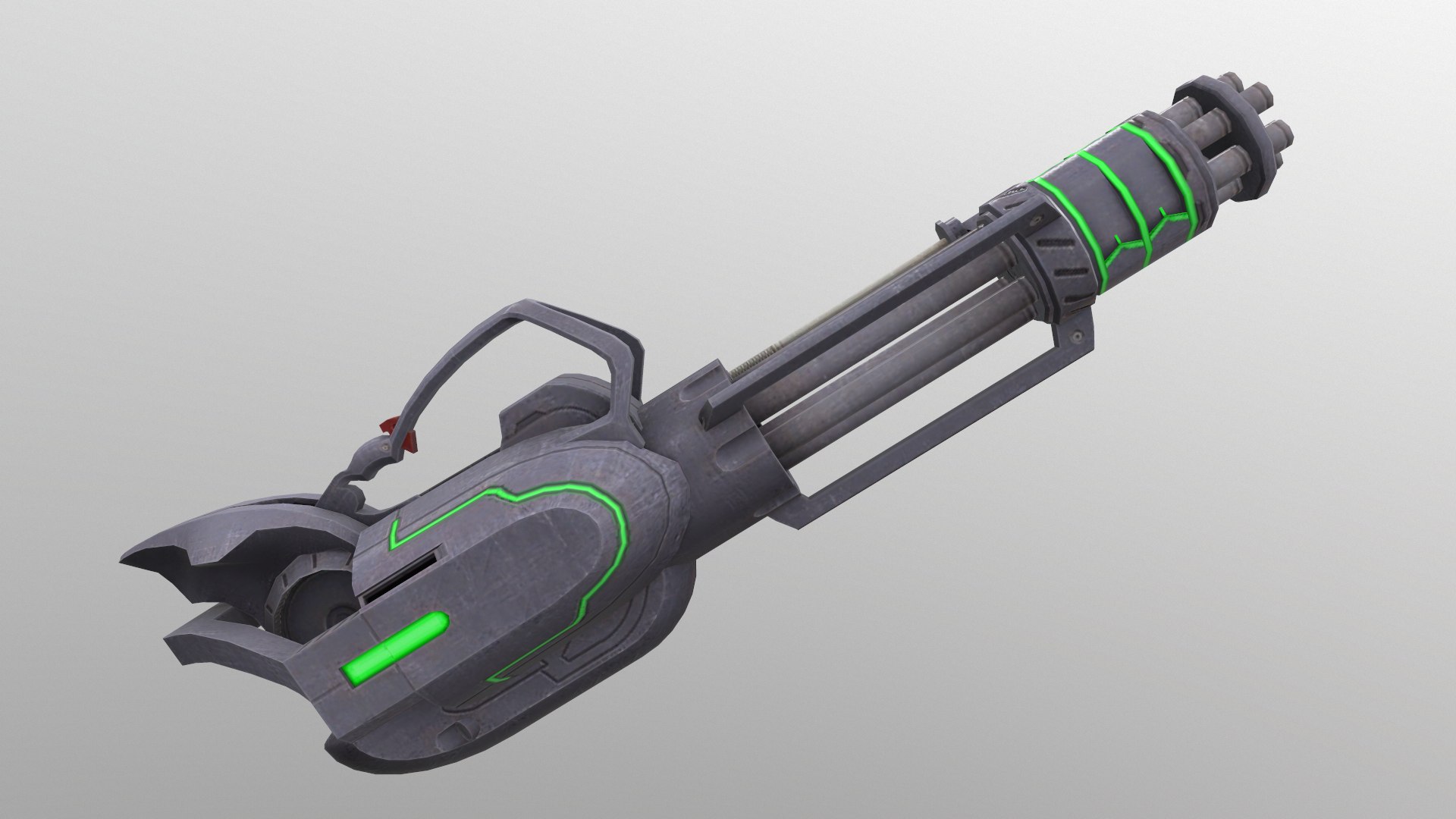 3D Gatling Gun Level 6 Model - TurboSquid 2191055