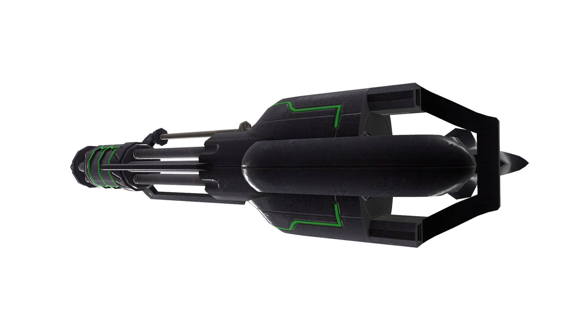 3D Gatling Gun Level 6 Model - TurboSquid 2191055