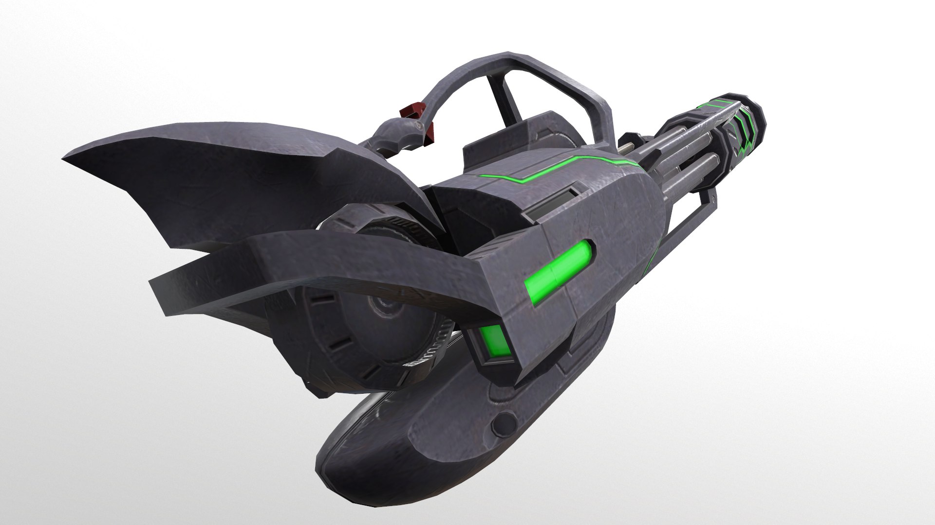 3D Gatling Gun Level 6 Model - TurboSquid 2191055
