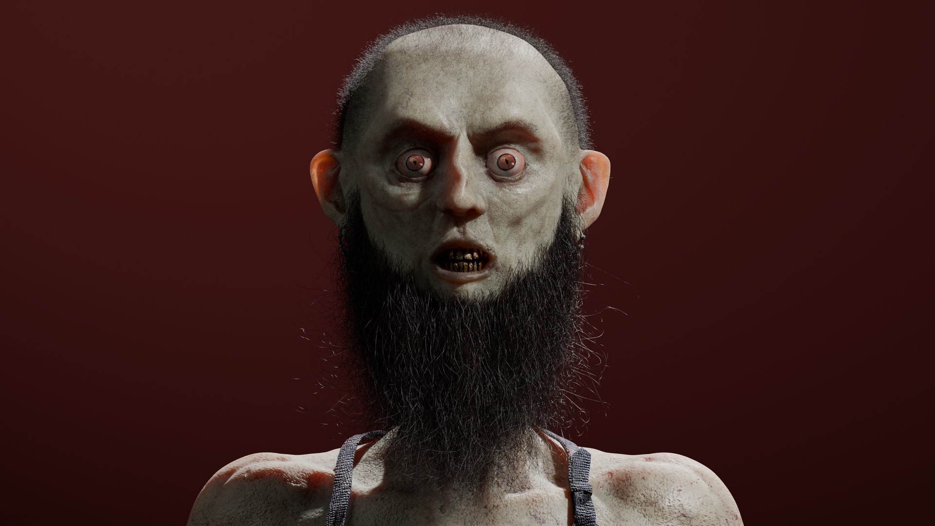 3D Dwarf Horror Character Design - TurboSquid 2324669