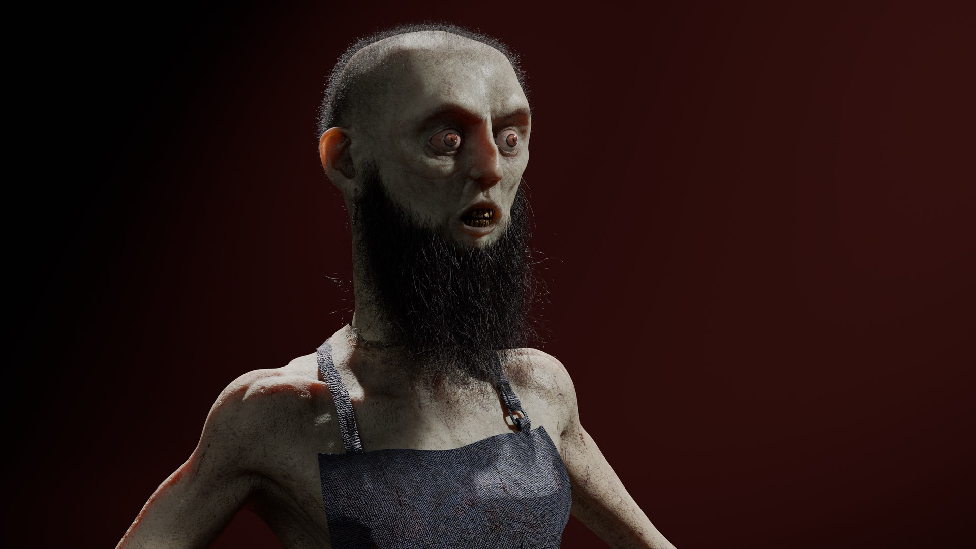 3D Dwarf Horror Character Design - TurboSquid 2324669
