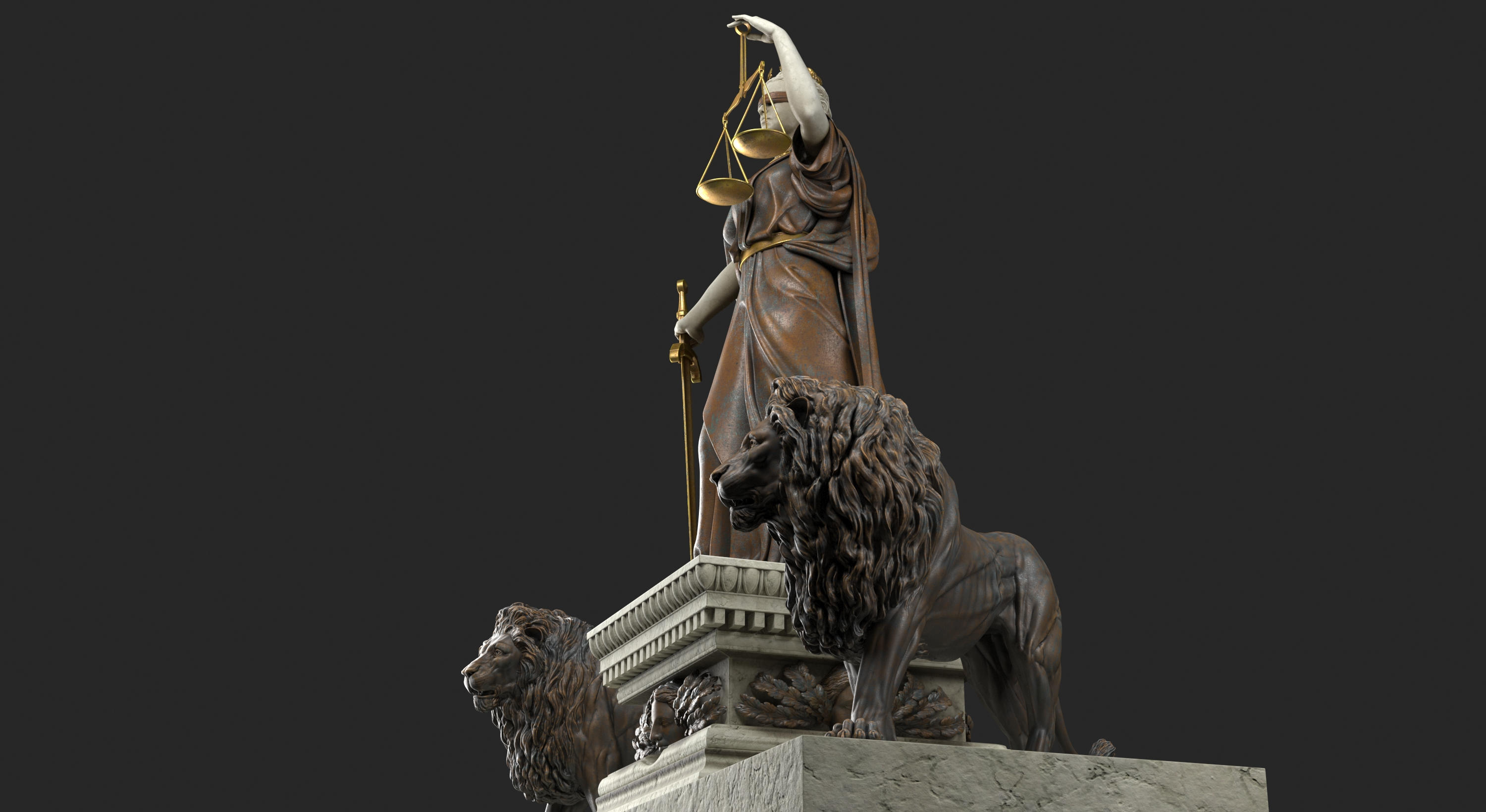 Lady justice 3D - TurboSquid 1401830