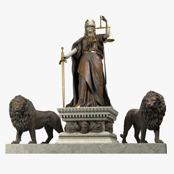 3d model modern sculpture crouching man